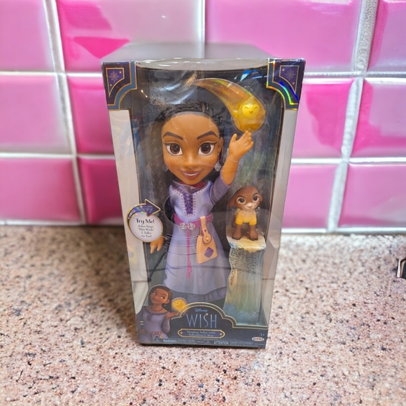 Disney | Toys | Disney Wish Movie 4 Singing Asha Doll With Valentino ...